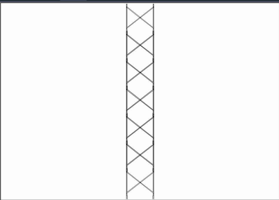 Scaffolding in AutoCAD | Download CAD free (26.23 KB) | Bibliocad