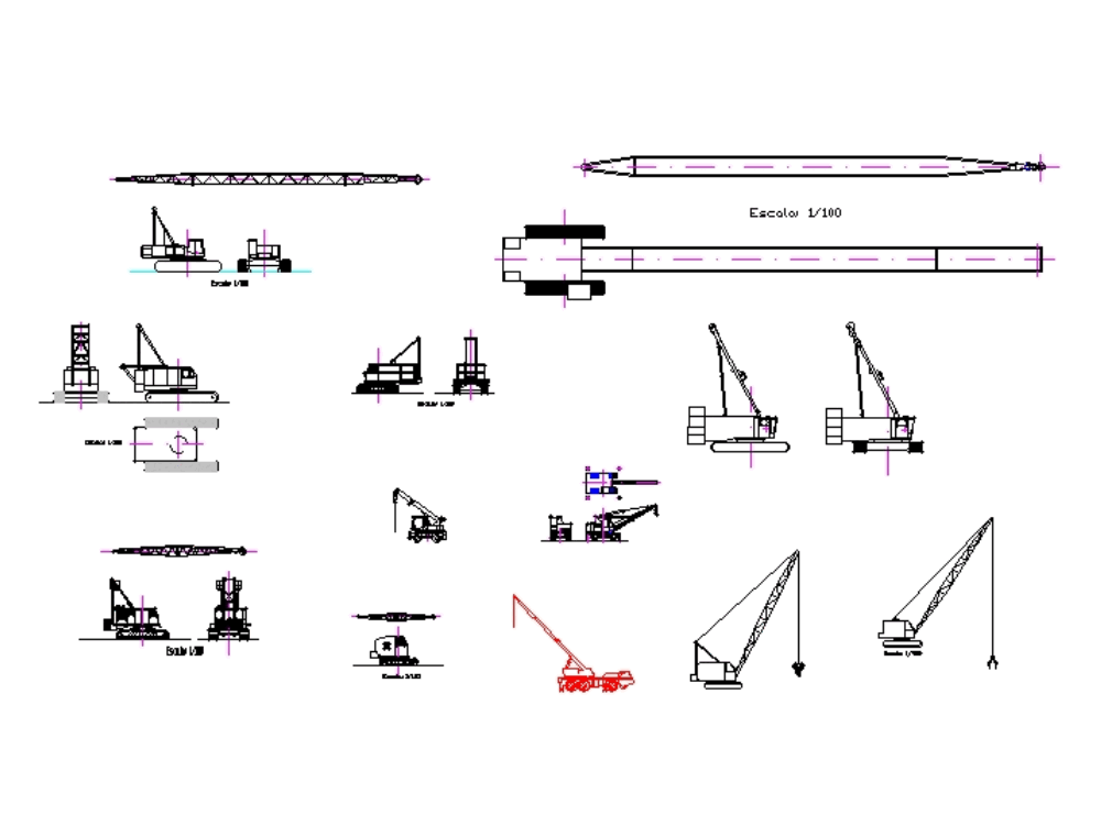 Gruas en AutoCAD | Descargar CAD (158.46 KB) | Bibliocad Gruas en AutoCAD | Descargar CAD (158.46 KB) | Bibliocad