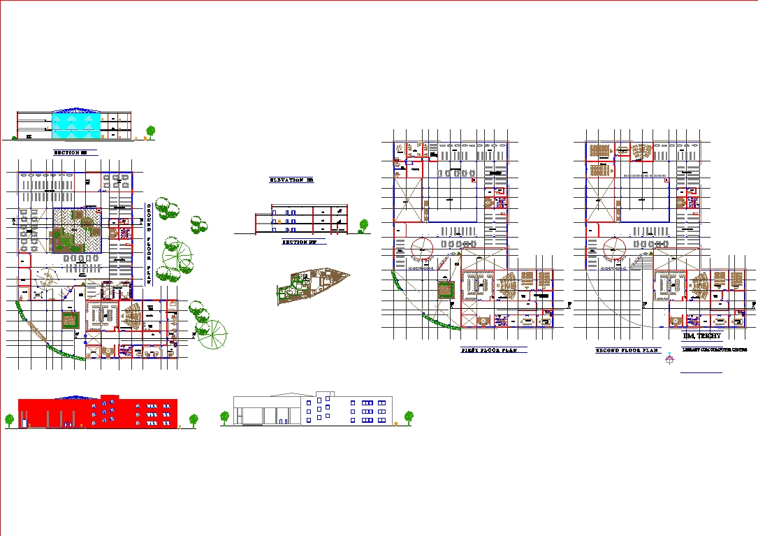 Bibliothèque dans AutoCAD | Téléchargement CAD (5.55 MB) | Bibliocad