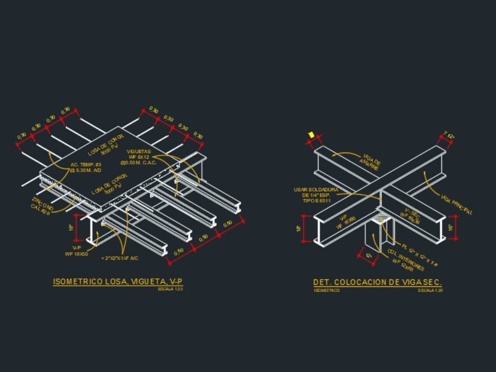 Concrete slab in AutoCAD | CAD download (57.54 KB) | Bibliocad