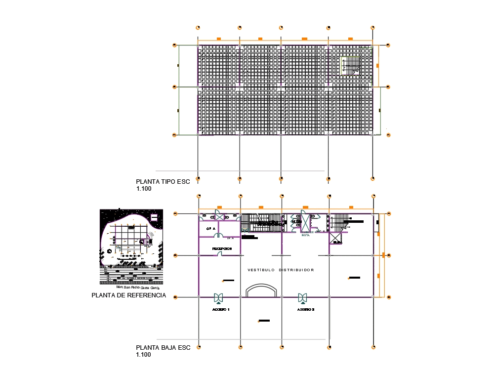 Losa de azotea aligerantes en AutoCAD | CAD (3.41 MB) | Bibliocad