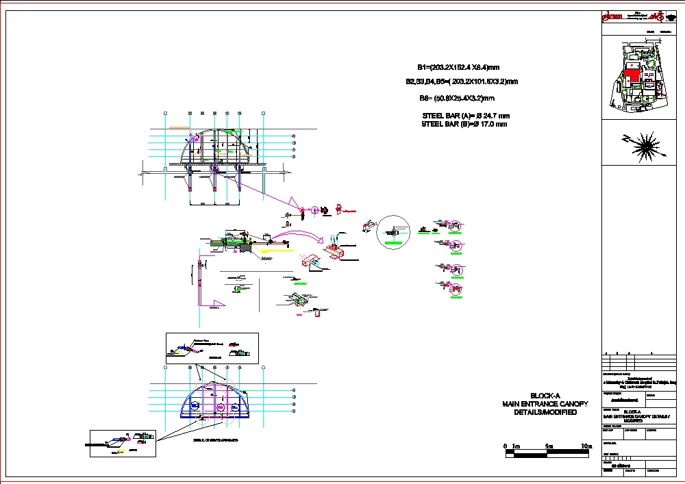 Steel structure in AutoCAD | CAD download (2.78 MB) | Bibliocad