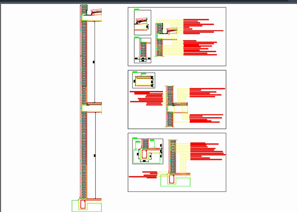 Steel frame construction detail in AutoCAD | CAD (117.46 KB) | Bibliocad