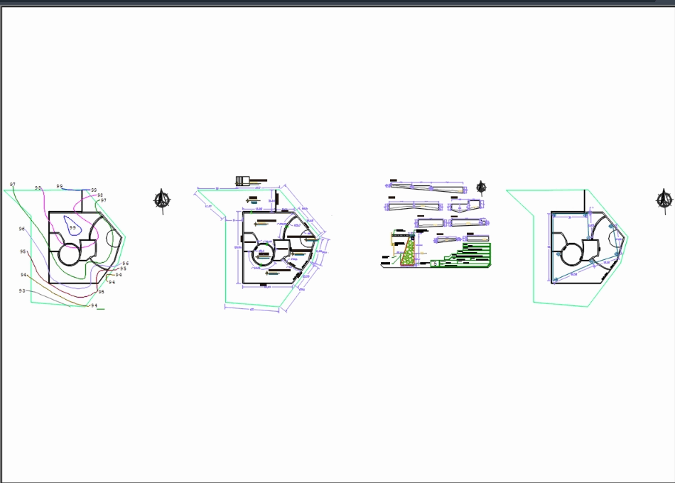 Parque en AutoCAD | Descargar CAD gratis (1.22 MB) | Bibliocad