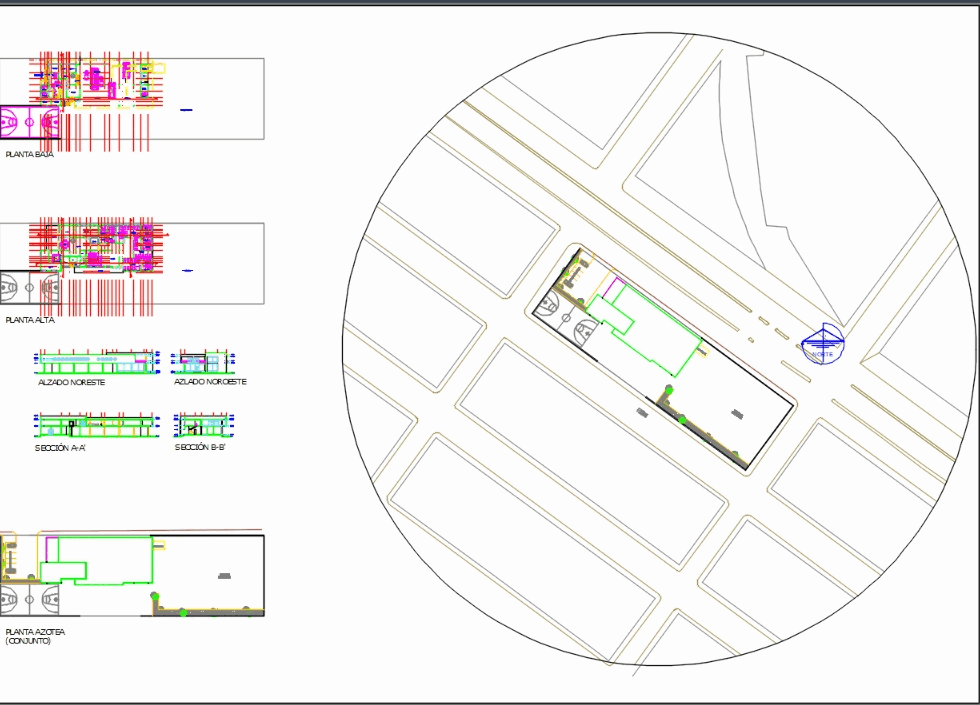 Fire station in AutoCAD | CAD download (436.14 KB) | Bibliocad