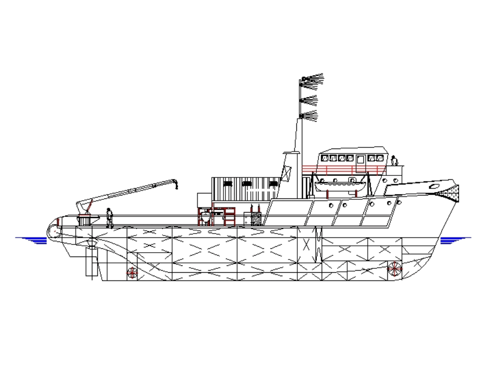 British forager in AutoCAD | Download CAD free (55.3 KB) | Bibliocad