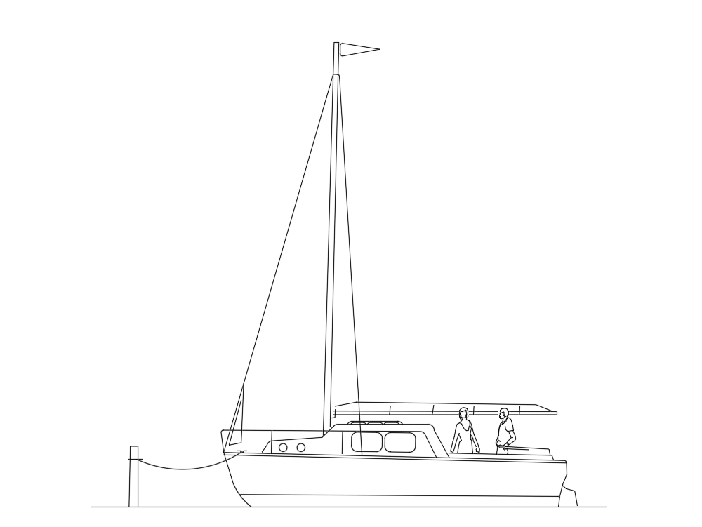 Boot in AutoCAD | Kostenlos CAD herunterladen (12.02 KB) | Bibliocad