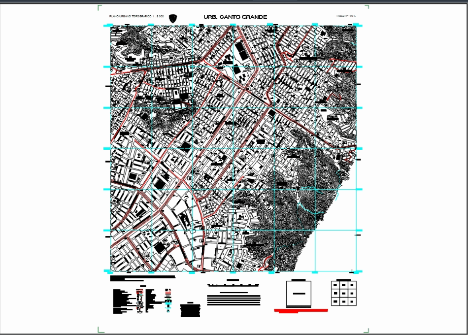 Carta ign 20 - h psad56 en AutoCAD | Descargar CAD gratis (1.12 MB ...