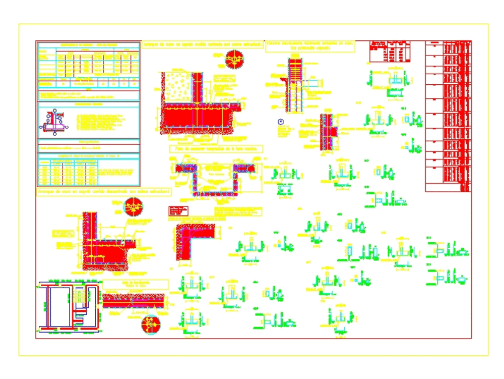 Building foundation in AutoCAD | CAD download (744.88 KB) | Bibliocad