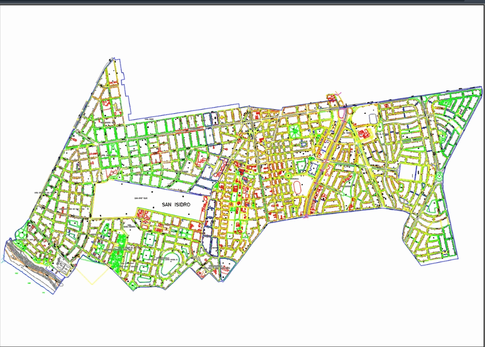 Distrito de san isidro - lima - peru (2.15 MB) | Bibliocad