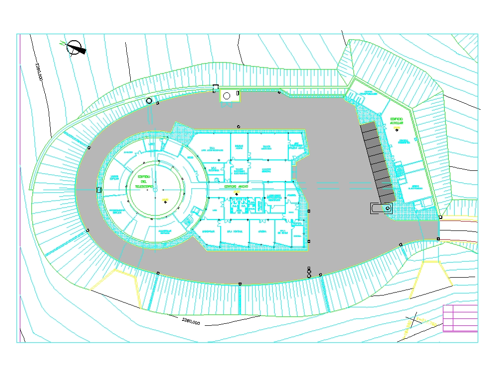 Observatory in AutoCAD | Download CAD free (272.03 KB) | Bibliocad