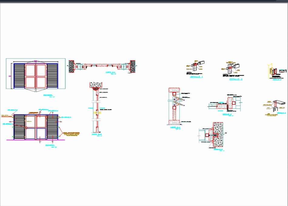 Screens in AutoCAD | CAD download (1.02 MB) | Bibliocad