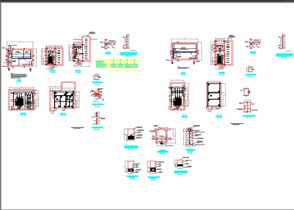 Substation in AutoCAD | CAD download (256.55 KB) | Bibliocad