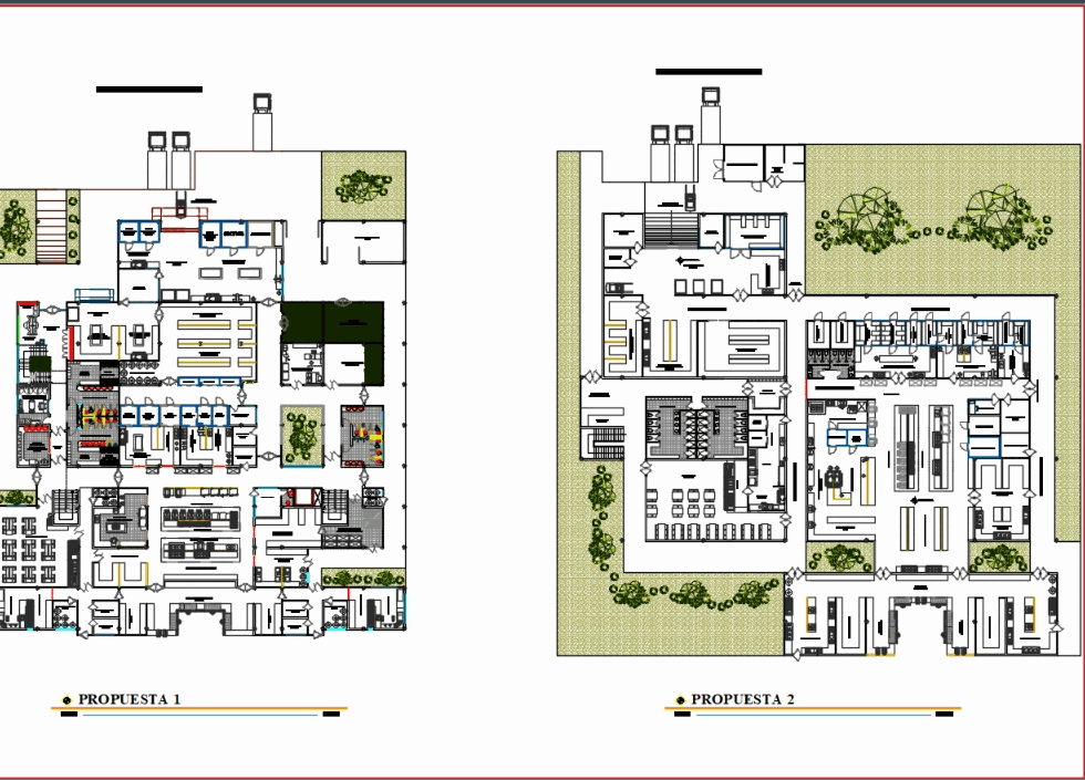 Food service models in AutoCAD | CAD download (4.15 MB) | Bibliocad