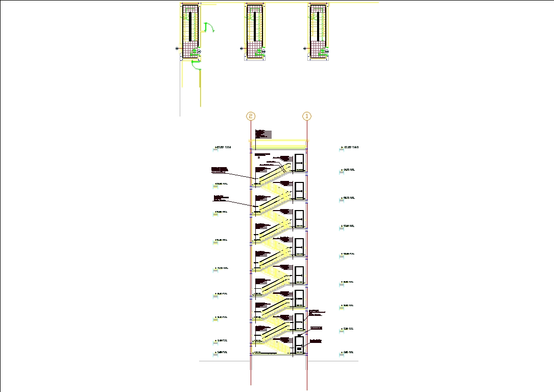 Ladder in AutoCAD | CAD download (422.46 KB) | Bibliocad