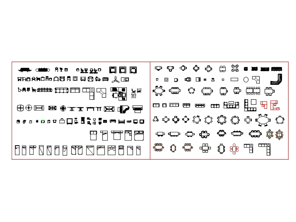 Bbloques cad en AutoCAD | Descargar CAD gratis (4.58 MB) | Bibliocad