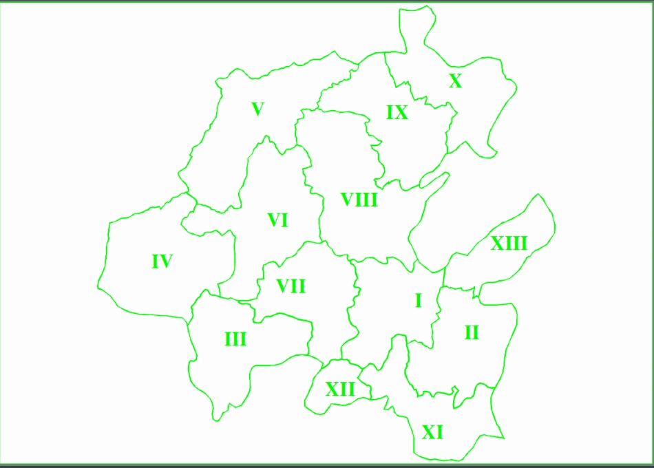 Regions of hidalgo in AutoCAD | Download CAD free (43.05 KB) | Bibliocad