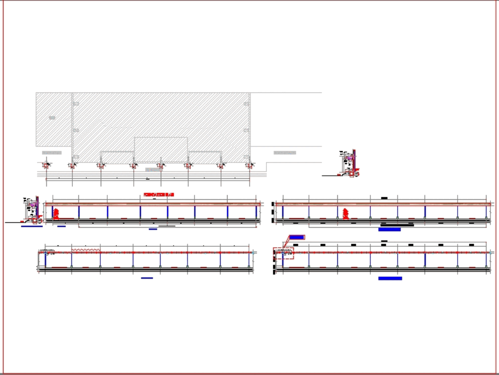 Polycarbonated covered walk en AutoCAD | CAD (322.99 KB) | Bibliocad