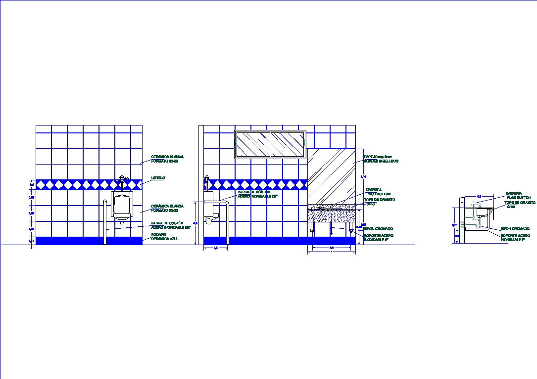 Details for disabled bathrooms in AutoCAD | CAD (1.09 MB) | Bibliocad