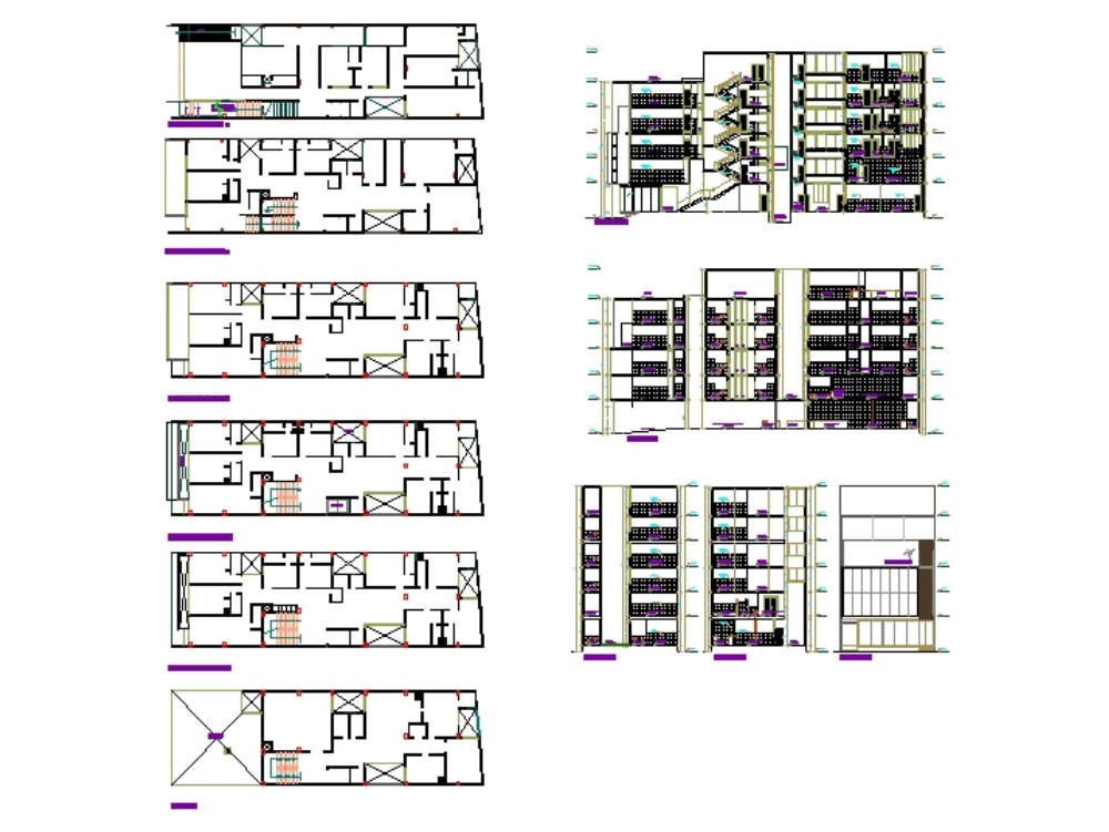 Clinic in AutoCAD | CAD download (2.6 MB) | Bibliocad
