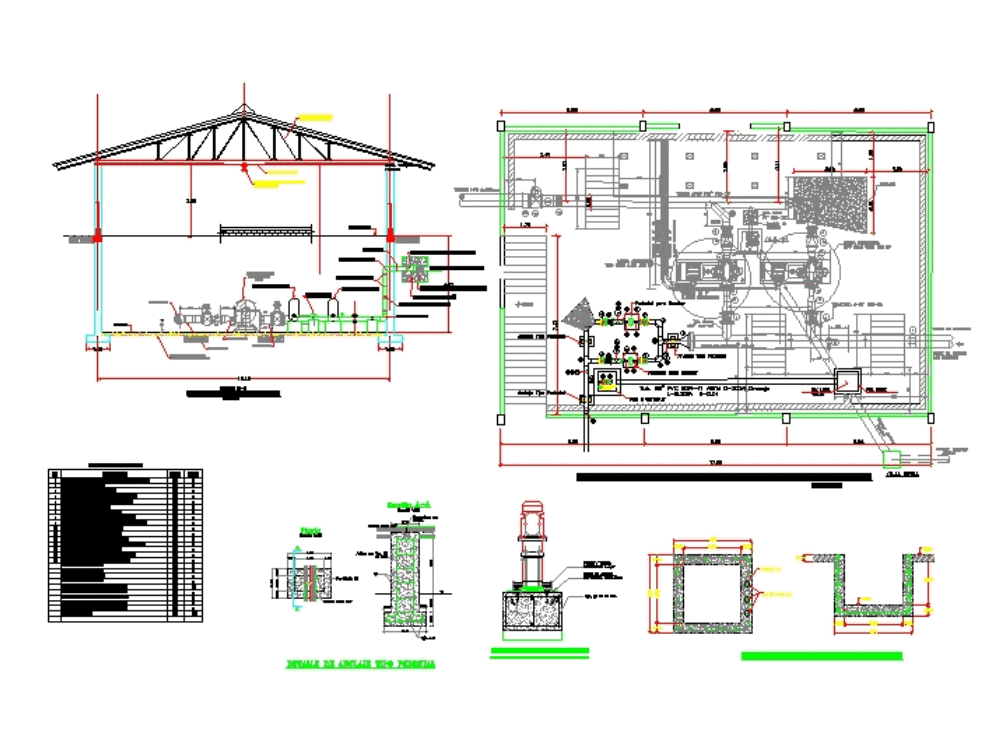 Booster station in AutoCAD | CAD download (221.26 KB) | Bibliocad