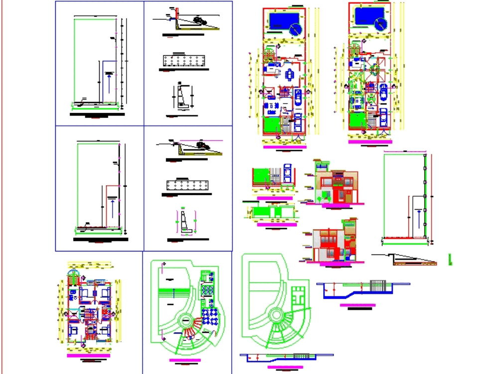 Wall in AutoCAD | CAD download (842.1 KB) | Bibliocad