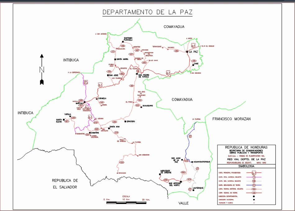 Mapa de la paz en AutoCAD | Descargar CAD gratis (167.06 KB) | Bibliocad