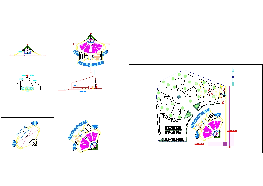 Parish in AutoCAD | CAD download (3.15 MB) | Bibliocad