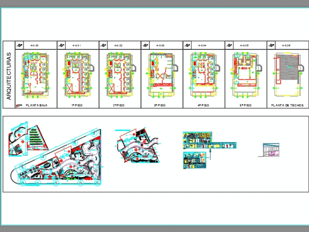 Museo En Autocad Descargar Cad 4 8 Mb Bibliocad