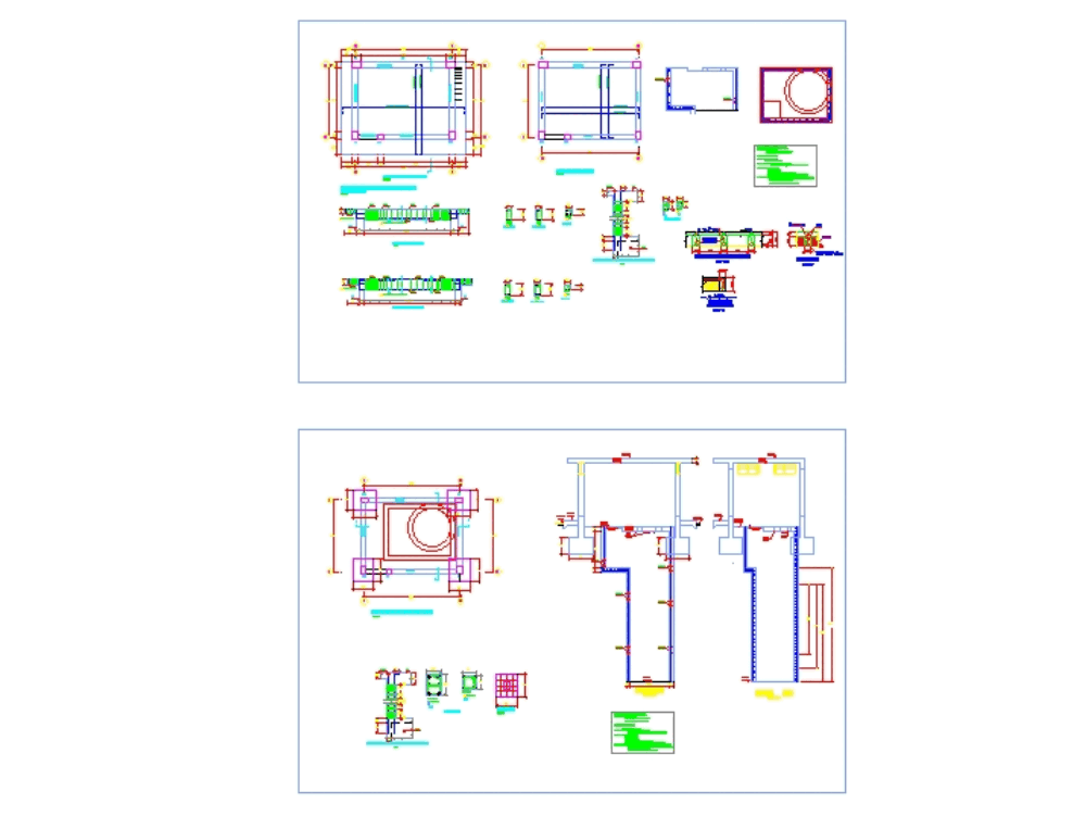 Caseta de bombeo en AutoCAD | Descargar CAD (459.59 KB) | Bibliocad
