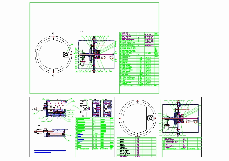 Linear drive in AutoCAD | CAD download (434.79 KB) | Bibliocad