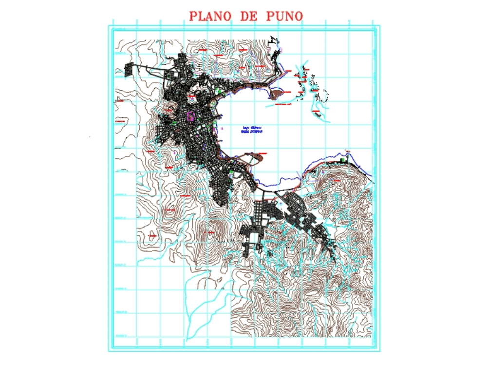 Mapa de puno - peru em AutoCAD | Baixar CAD (3.16 MB) | Bibliocad