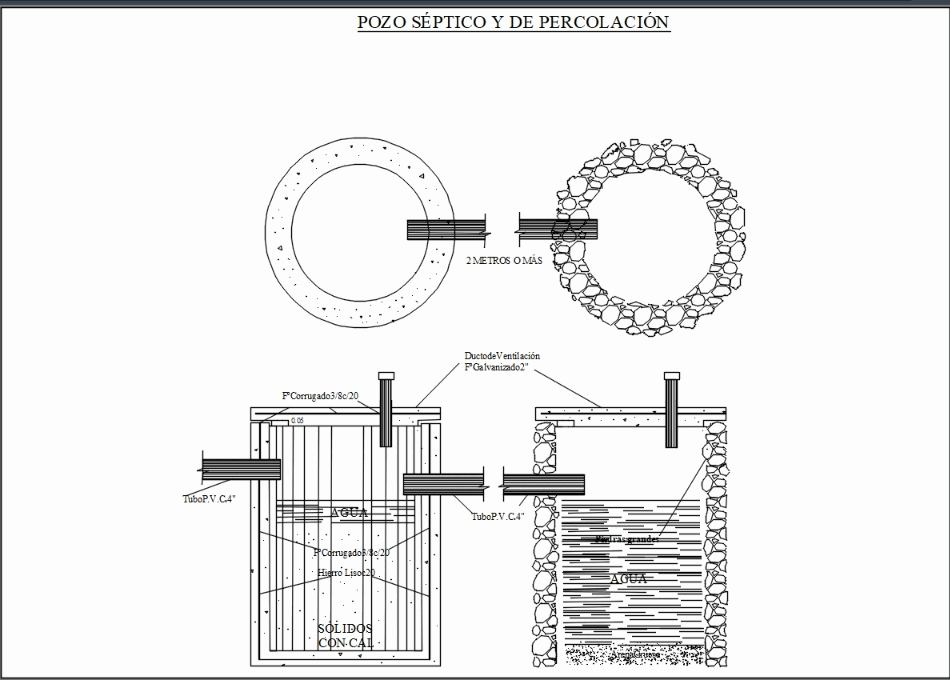 Septic tank in AutoCAD | CAD download (88.03 KB) | Bibliocad