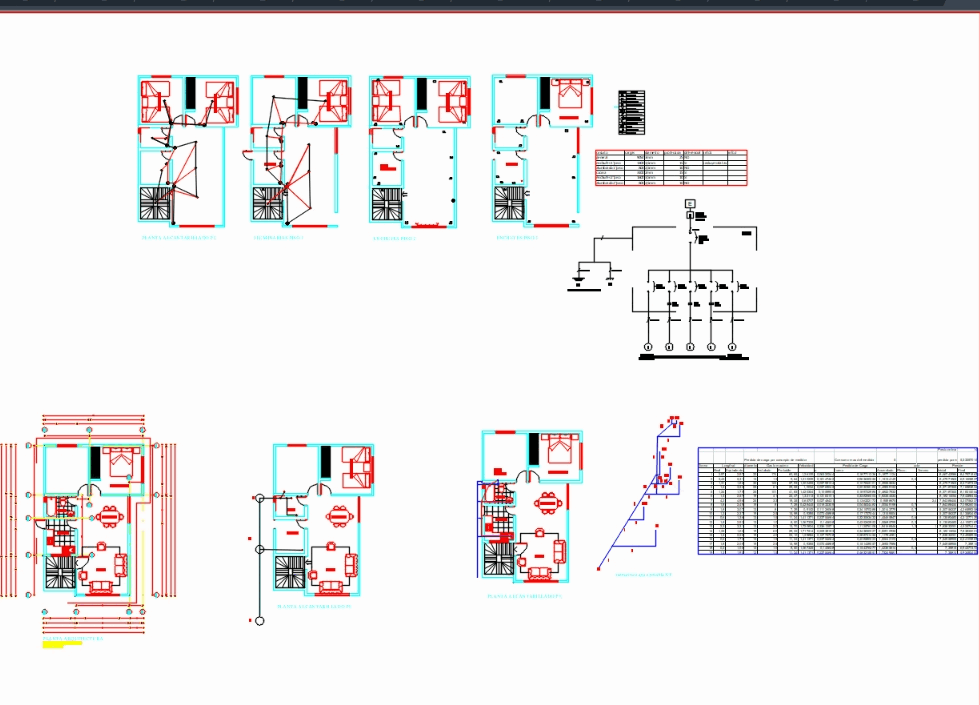 Maison unifamiliale dans AutoCAD | Téléchargement CAD gratuit (286.2 KB) | Bibliocad