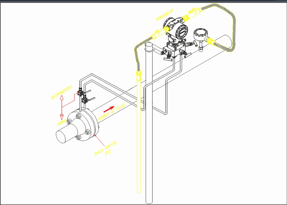 Flow transmitter in AutoCAD | CAD download (540.38 KB) | Bibliocad