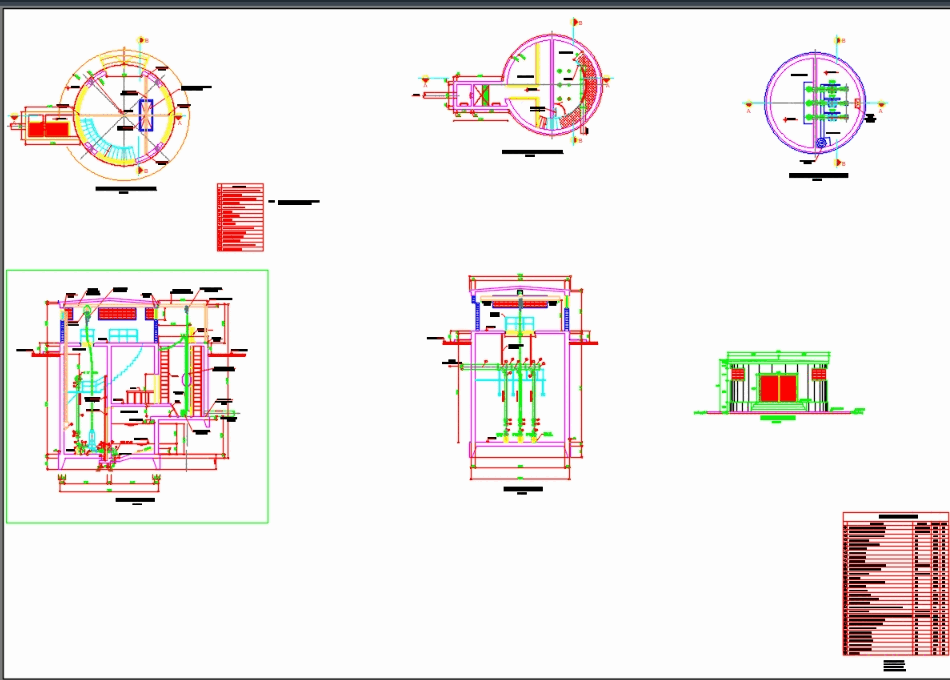 Camara de bombeo en AutoCAD | Descargar CAD (257.62 KB) | Bibliocad