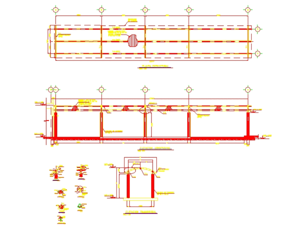 Corridor with metal cover in AutoCAD | CAD download (447.06 KB) | Bibliocad