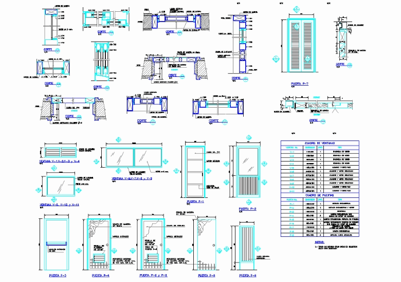 Windows in AutoCAD | CAD download (195.96 KB) | Bibliocad