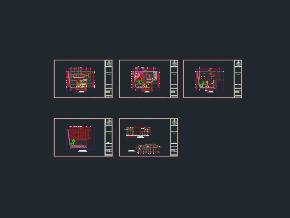 Museo en AutoCAD | Descargar CAD gratis (1.95 MB) | Bibliocad
