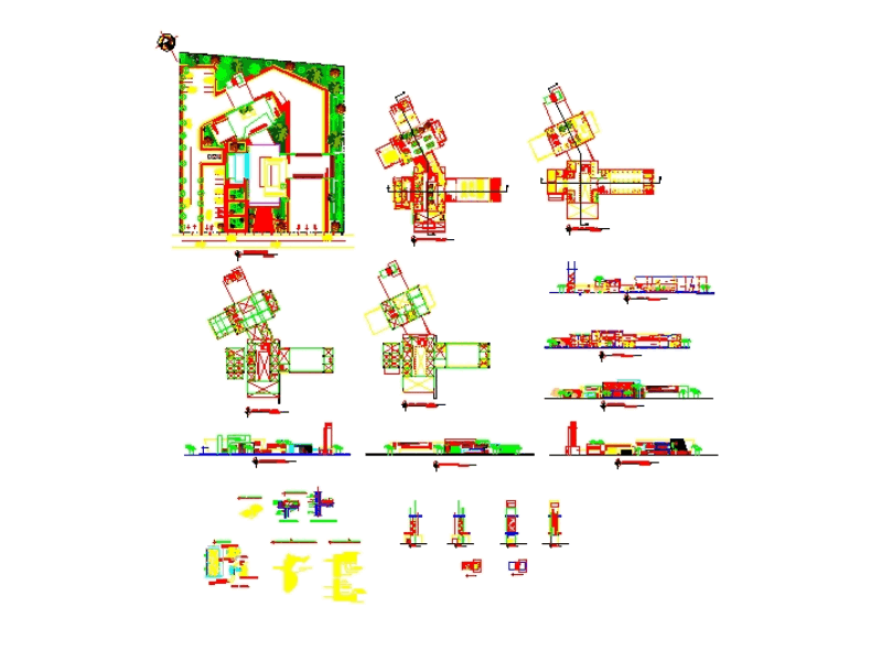 Fire station in AutoCAD | CAD download (26.78 MB) | Bibliocad