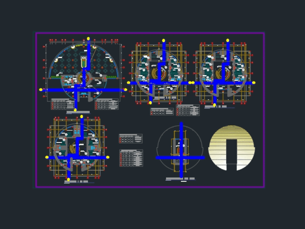 Complejo turistico en AutoCAD | Descargar CAD (1.29 MB) | Bibliocad