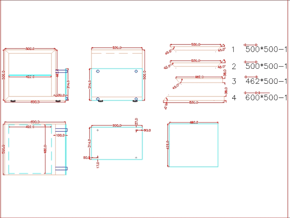 Desk in AutoCAD | Download CAD free (204.88 KB) | Bibliocad