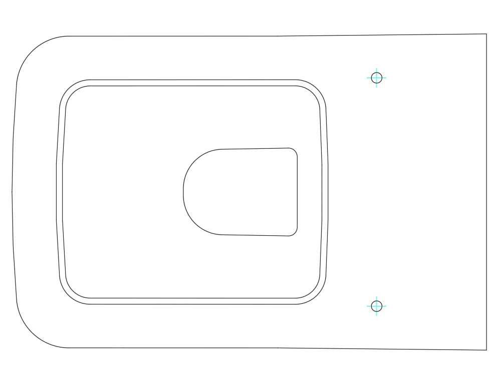 Bloque inodoro en AutoCAD | Descargar CAD gratis (19.58 KB) | Bibliocad