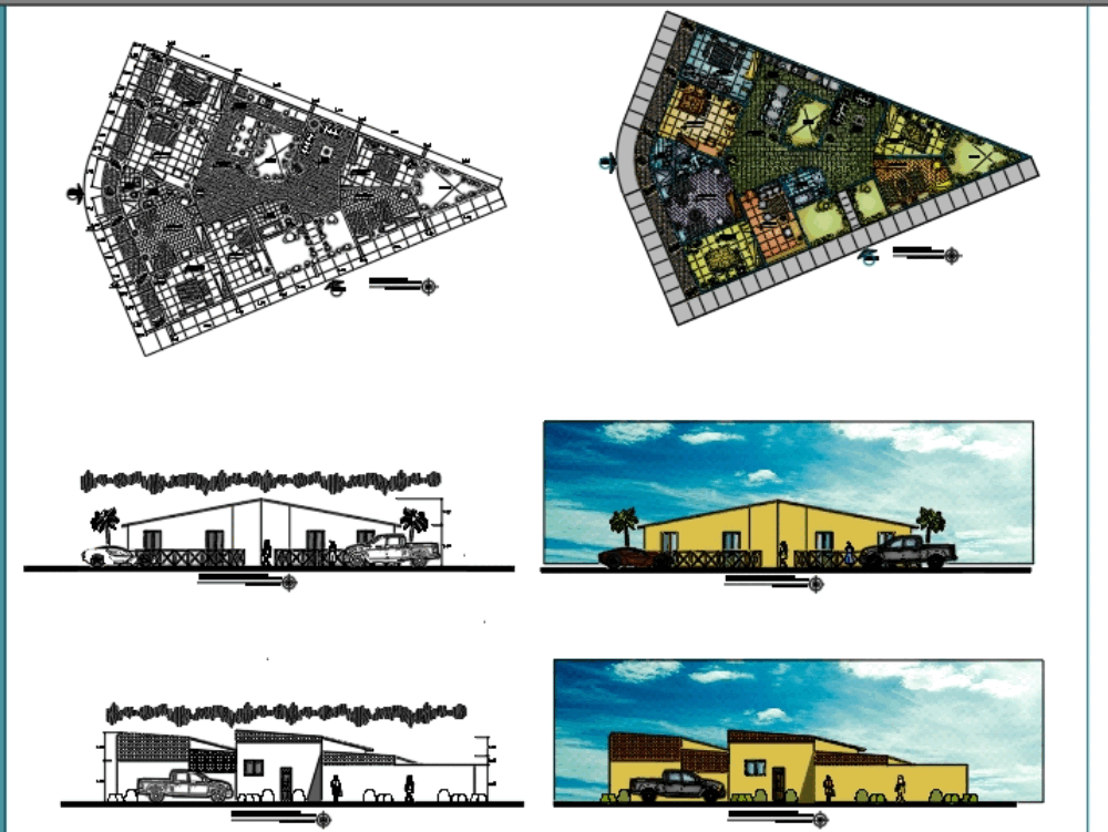 Triangular housing in AutoCAD | Download CAD free (19.26 MB) | Bibliocad