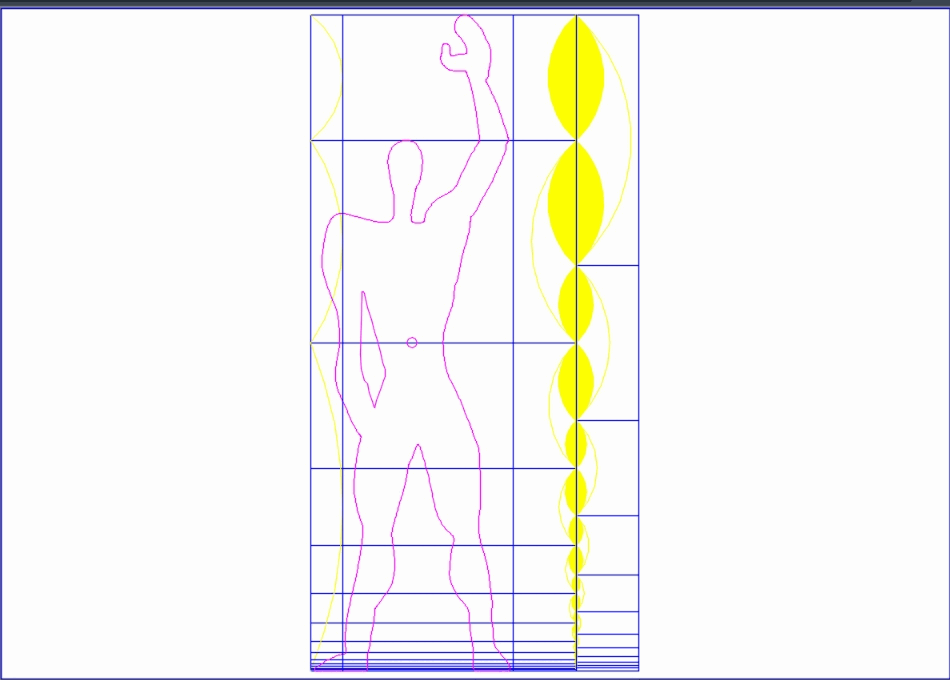 Modulor en AutoCAD | Descargar CAD gratis (135.68 KB) | Bibliocad