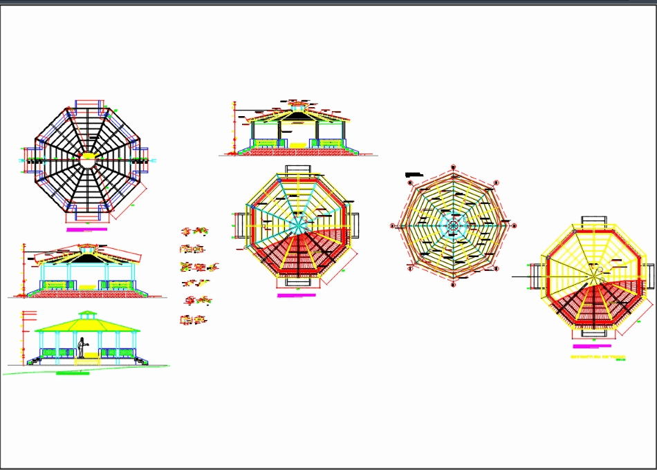 Design roundabout in AutoCAD | CAD download (667.04 KB) | Bibliocad