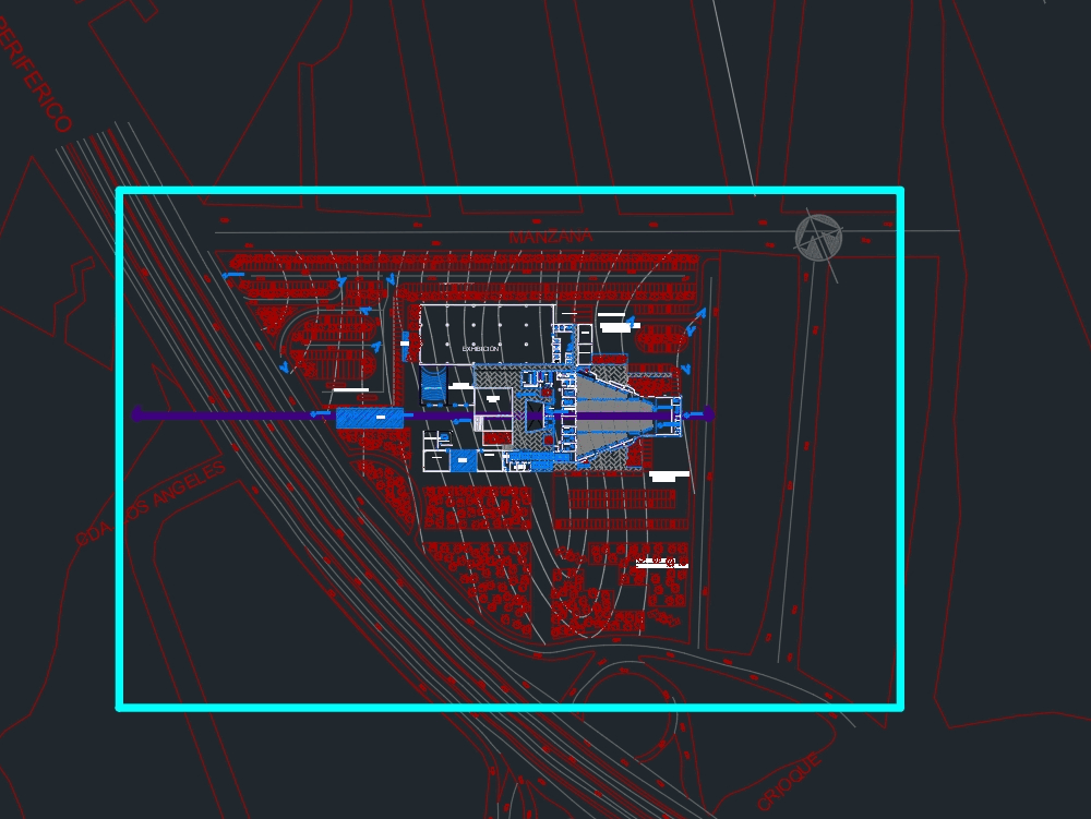 Convention center in AutoCAD | CAD download (5.2 MB) | Bibliocad