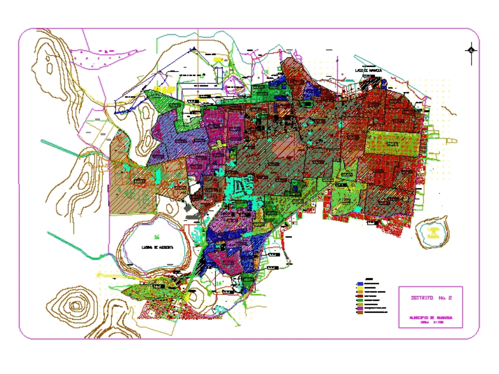 Distrito 2 de managua en AutoCAD | Descargar CAD gratis (42.34 MB ...