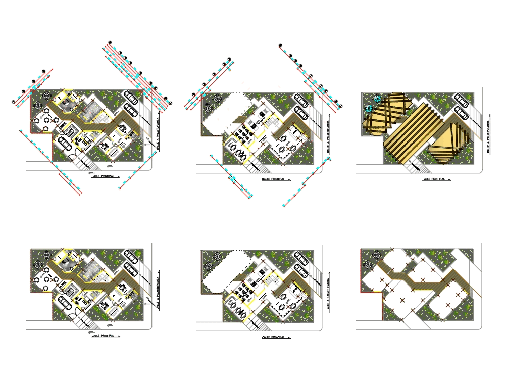 Training center in AutoCAD | Download CAD free (765.16 KB) | Bibliocad