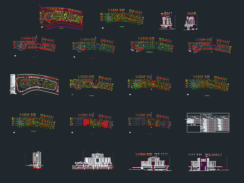 Einkaufszentrum in AutoCAD | CAD Download (6.16 MB) | Bibliocad